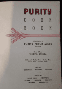 Purity Cookbook – Canadian Cookbooks